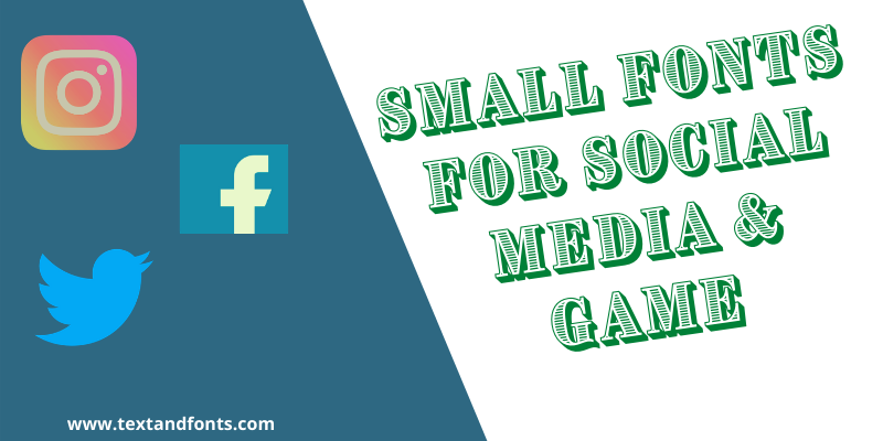 Small Fonts Copy and Paste Online Free Tool