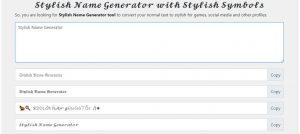 Stylish Name Generator (Stylish and Cool Name Free)