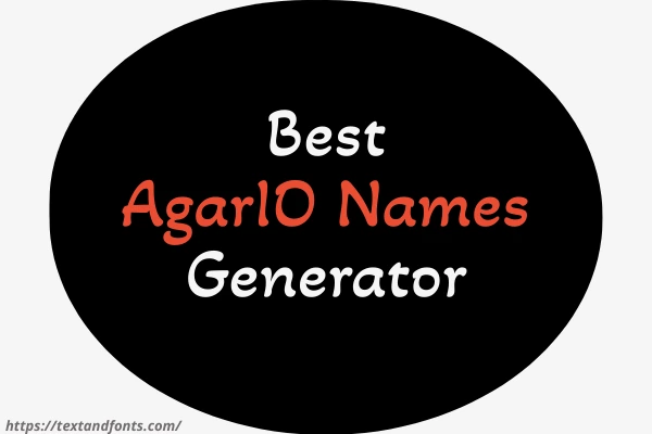 AgarIO Name Generator With Symbols (Copy & Paste)